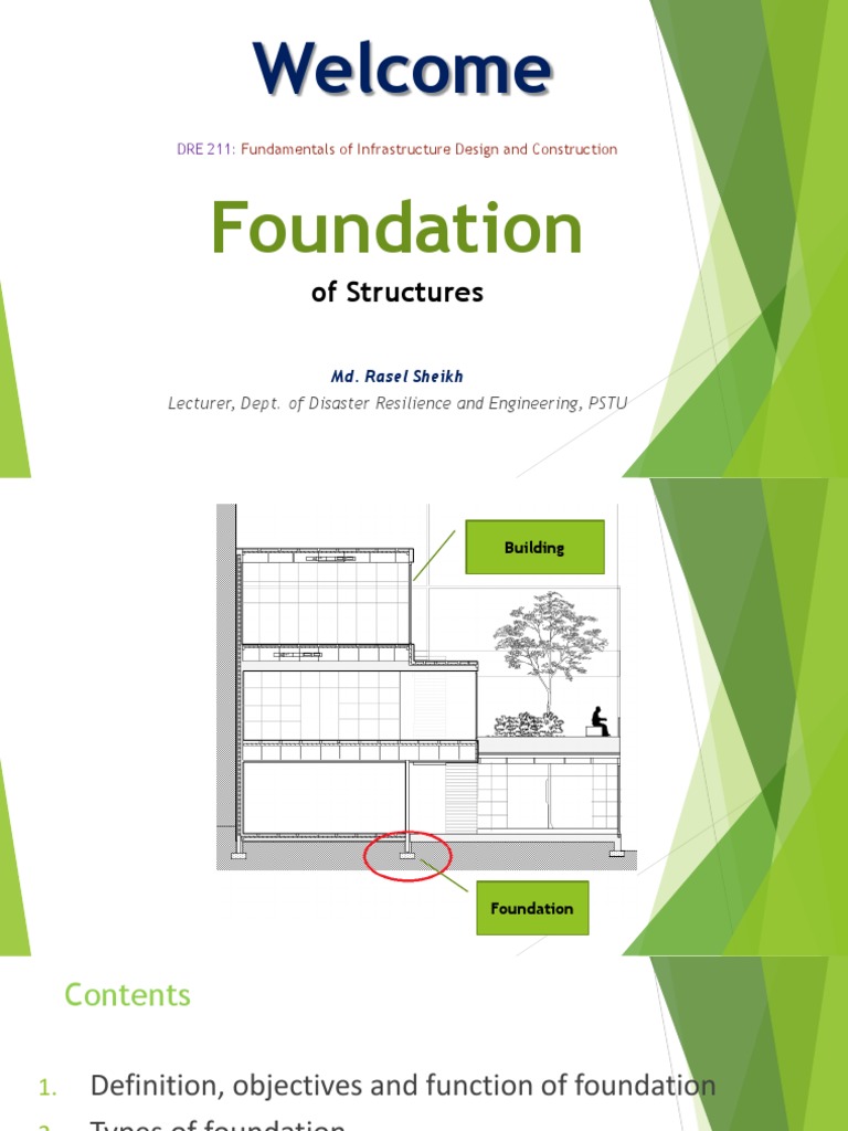 Foundation of Structures 1 | PDF | Foundation (Engineering) | Deep ...