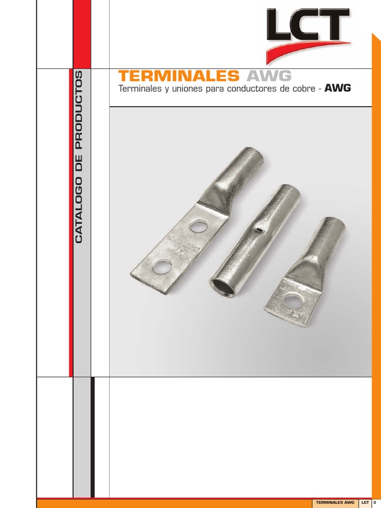 Terminales AWG | PDF | Clasificación de minerales | Átomos
