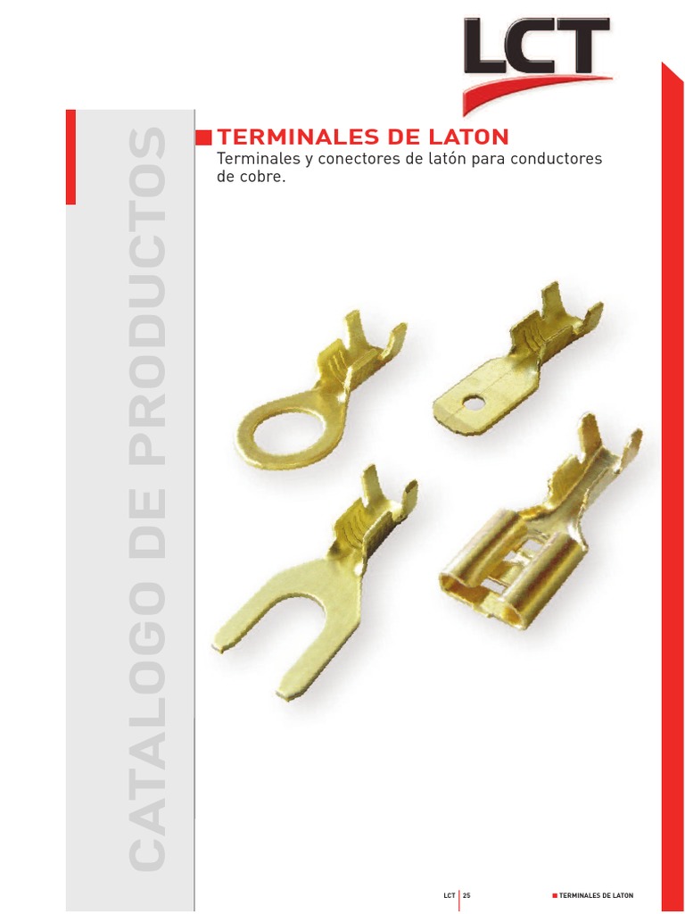 Terminales de Laton | PDF | Bronce | Sustancias químicas