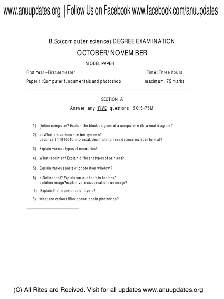 B Sc Computer Science Pdf C Programming Language Java Programming Language