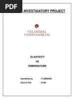 Physics Project Class 11 (Final) | PDF | Elasticity (Physics ...