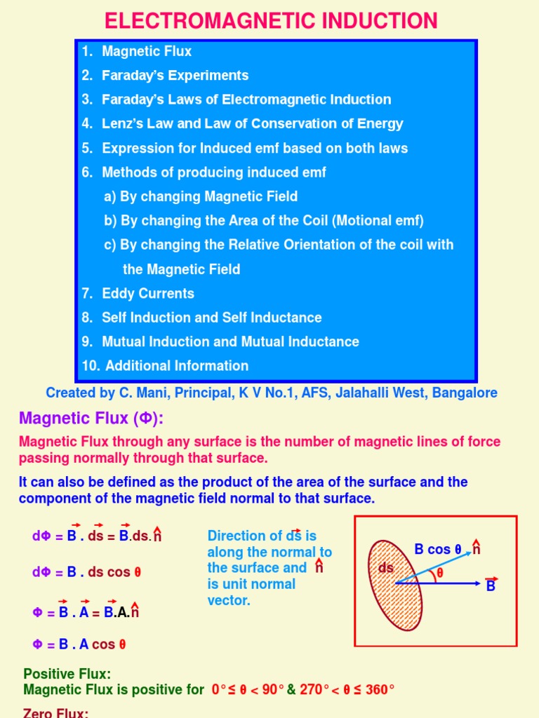 Electromagnetic Induction Explained | PDF | Electromagnetic Induction | Inductance