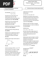 NSO Set-C Answer Keys | PDF