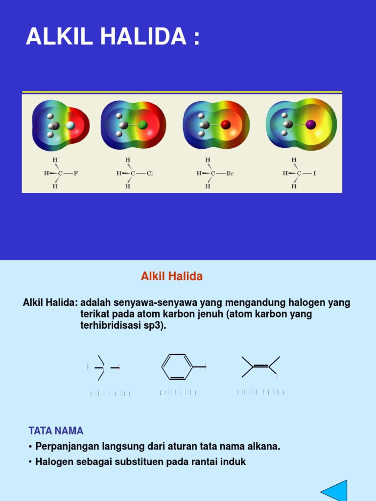 Struktur dan Reaksi Alkil Halida | PDF