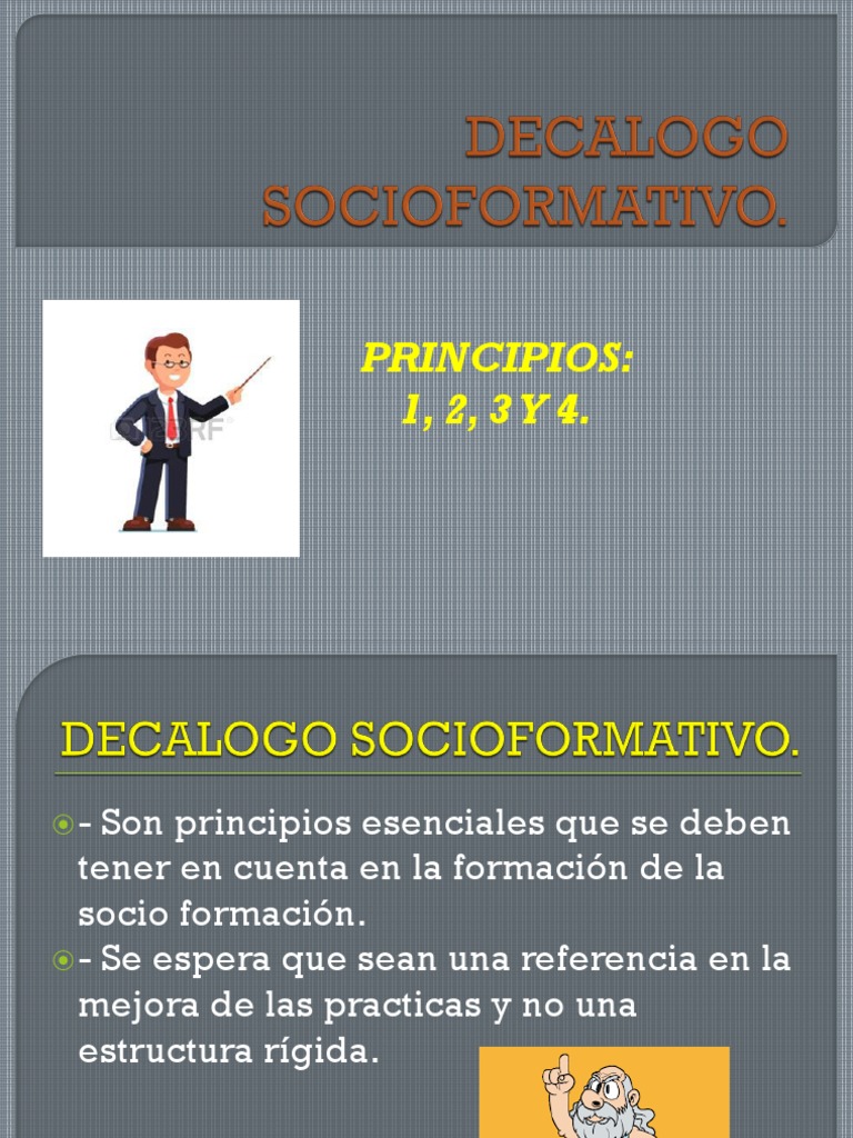 Decalogo Socioformativo | PDF