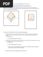 Surface Area in Gift Wrapping | PDF