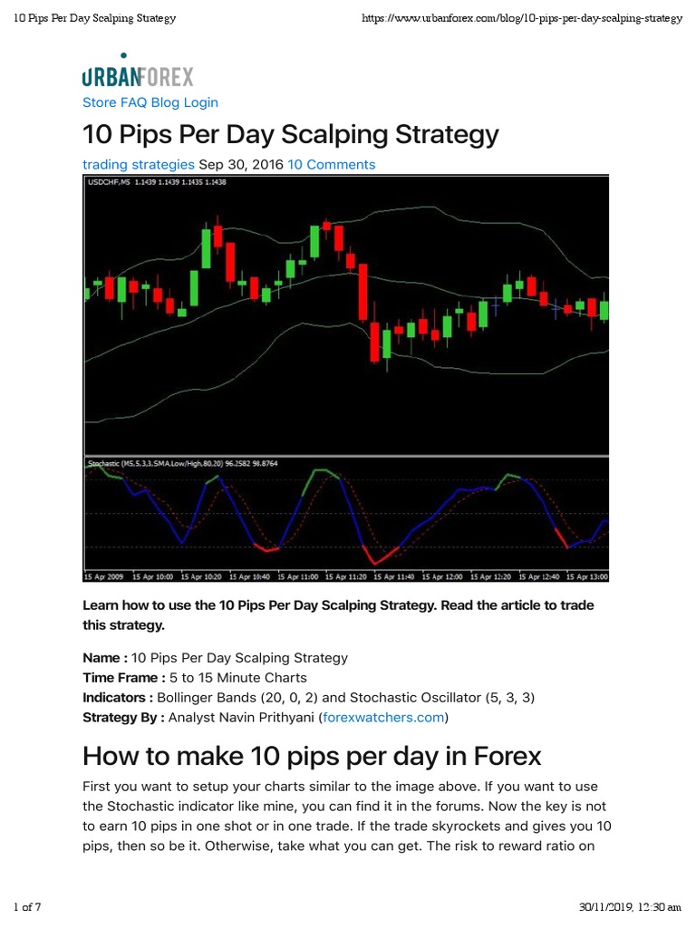 10 Pips Per Day Scalping Strategy | PDF | Foreign Exchange Market ...