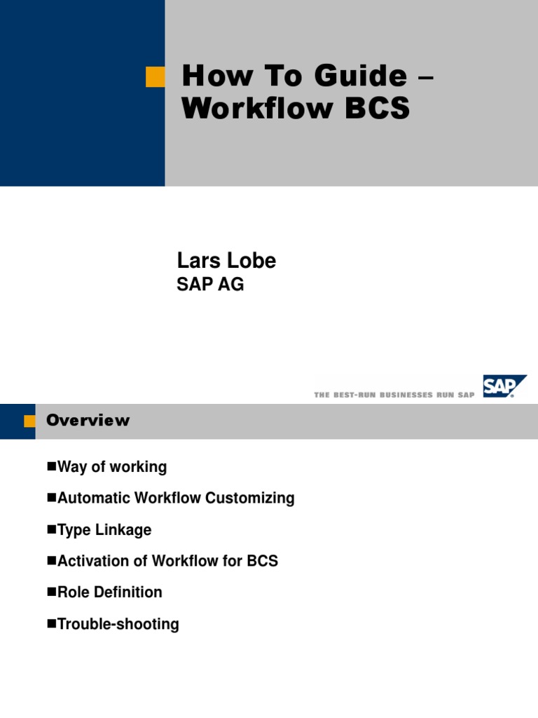 How To Guide Workflow BCS | PDF | Computing | Information Technology ...
