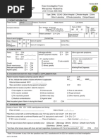 Case Report Form For HFMD | PDF | Nervous System | Human Diseases And ...