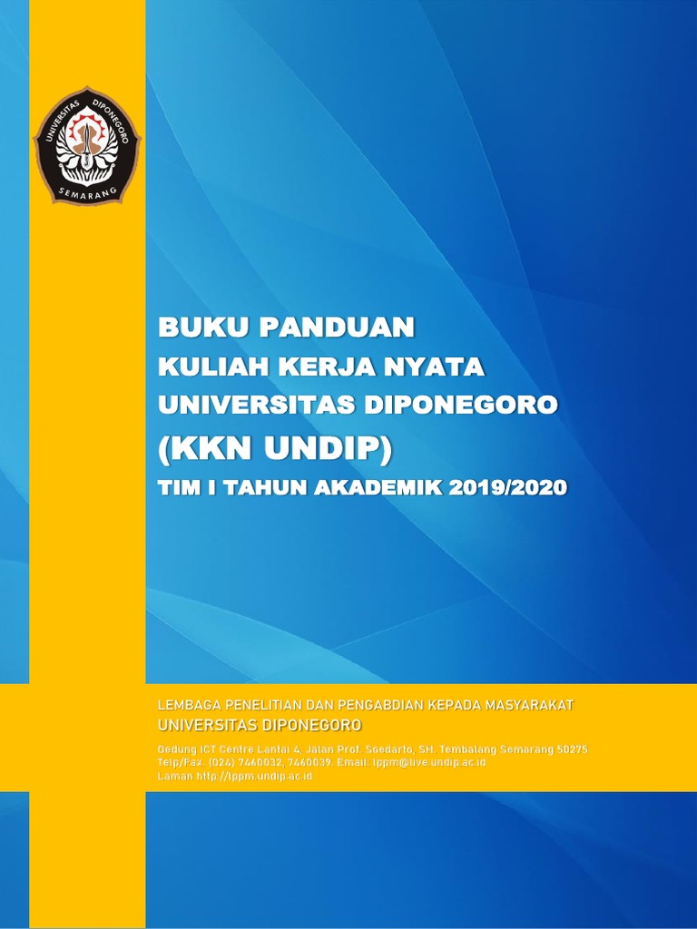 Buku Panduan KKN Tim I 2020 PDF | PDF