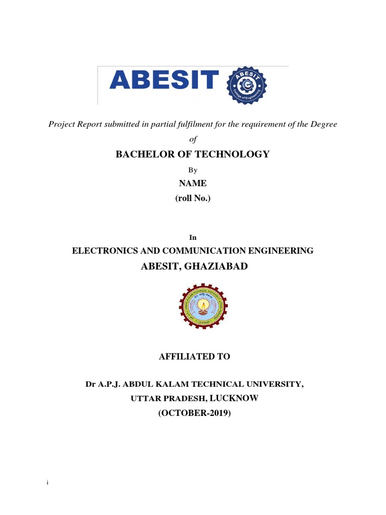 Mini Project Sample | PDF | Electronic Engineering | Engineering