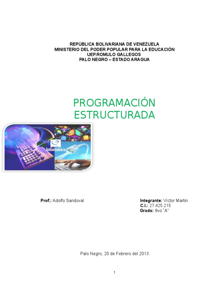 Programacion Estructurada | PDF | Lenguaje de programación ...
