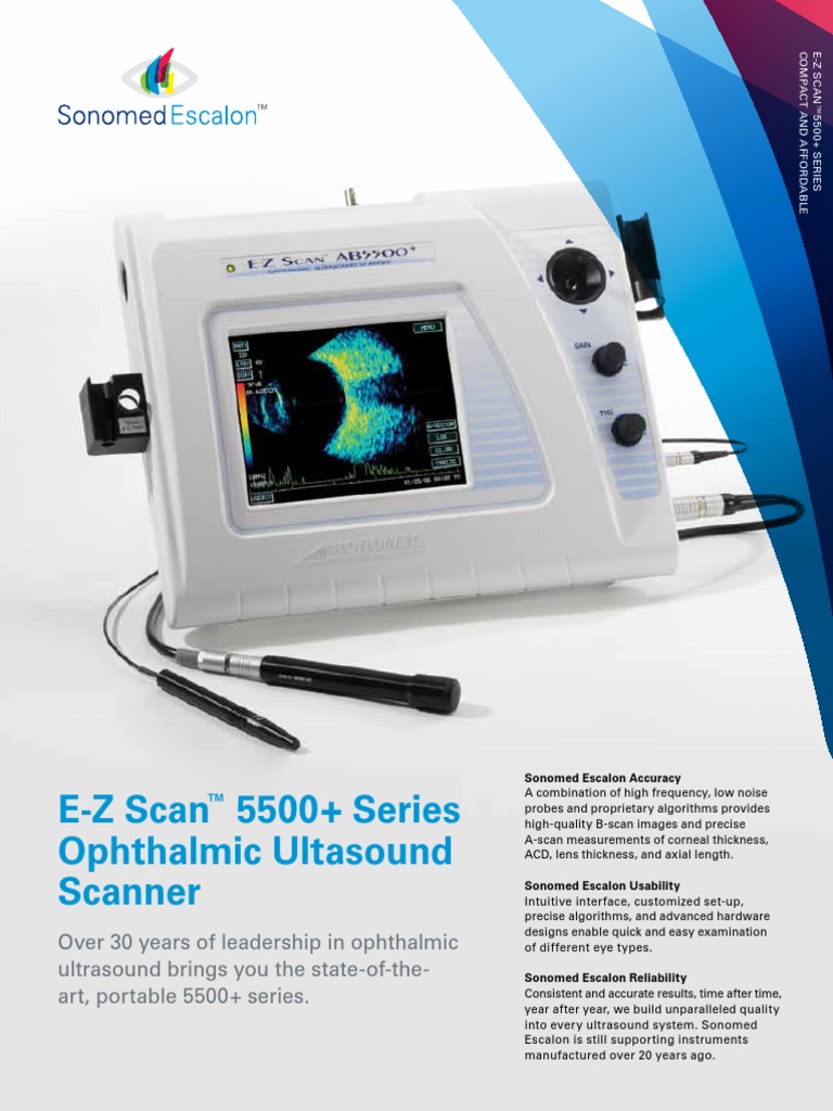 E-Z Scan 5500 Series Brochure PDF | PDF | Medical Ultrasound | Display ...