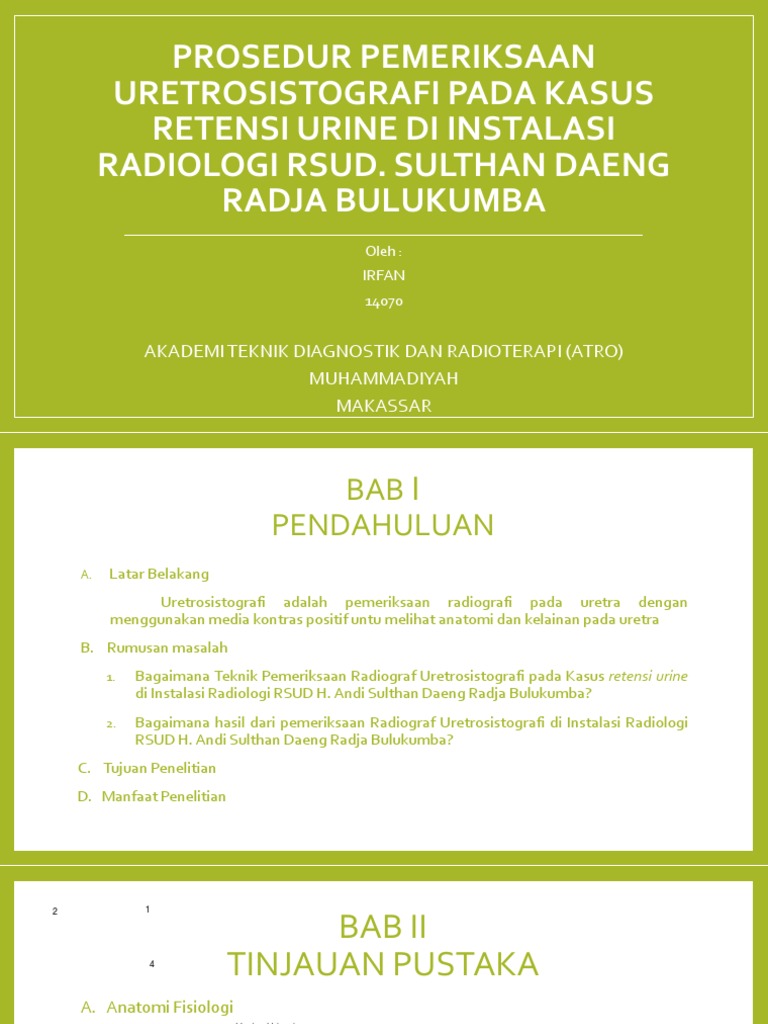 Uretrografi | PDF