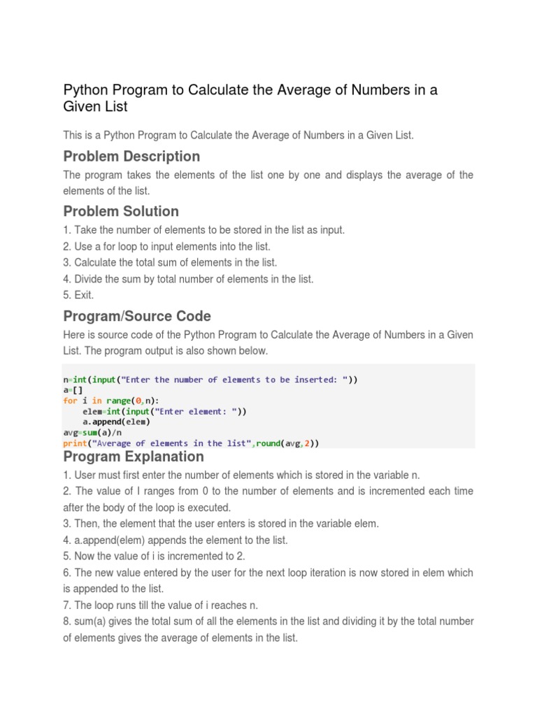 Python Programs | PDF | Control Flow | Variable (Computer Science) Python Programs | PDF | Control Flow | Variable (Computer Science)