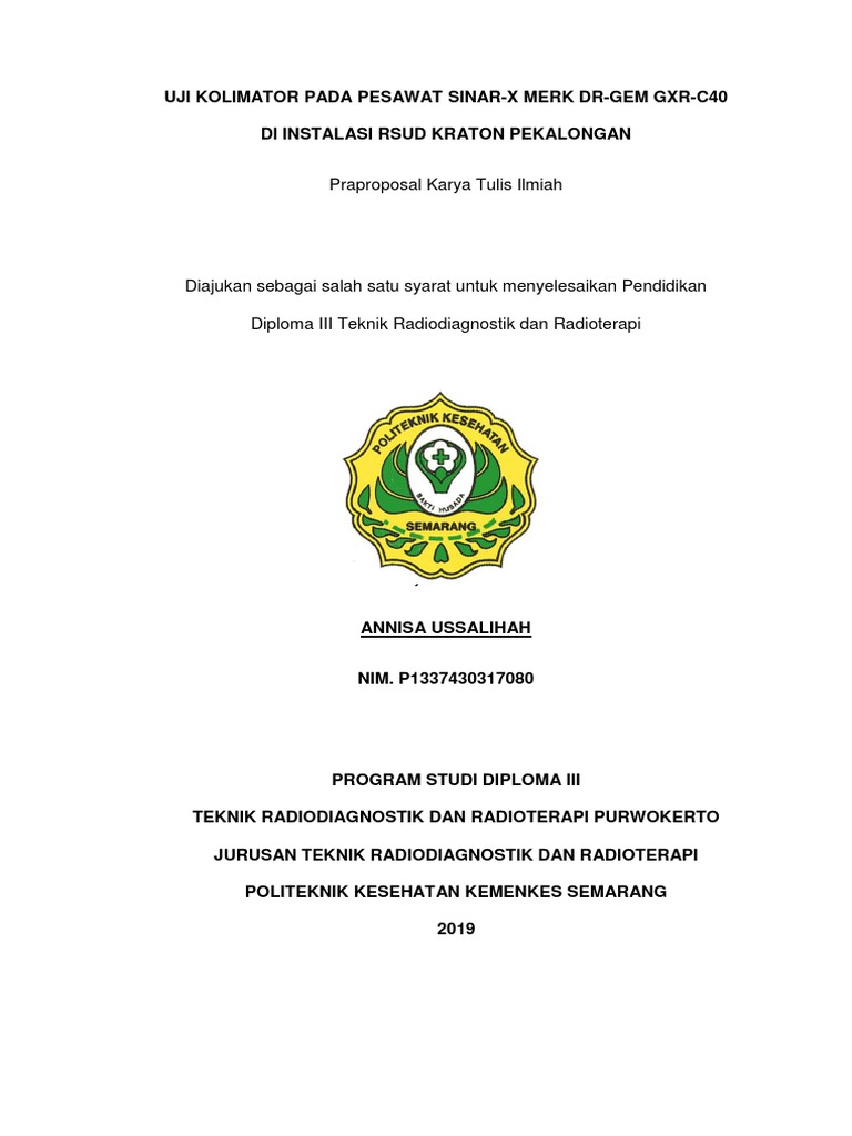 Uji Kolimator Sinar-X DR-GEM GXR-C40 | PDF | Komputer | Teknologi ...