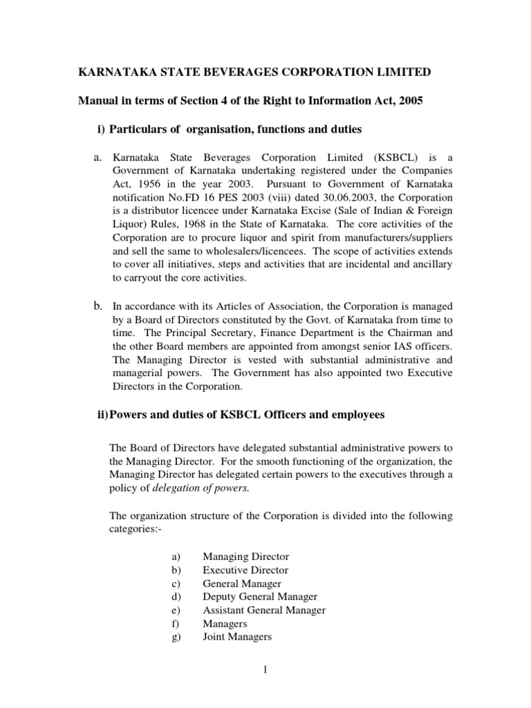 Ria KSBCL PDF | PDF | Freedom Of Information Laws By Country | Board Of ...