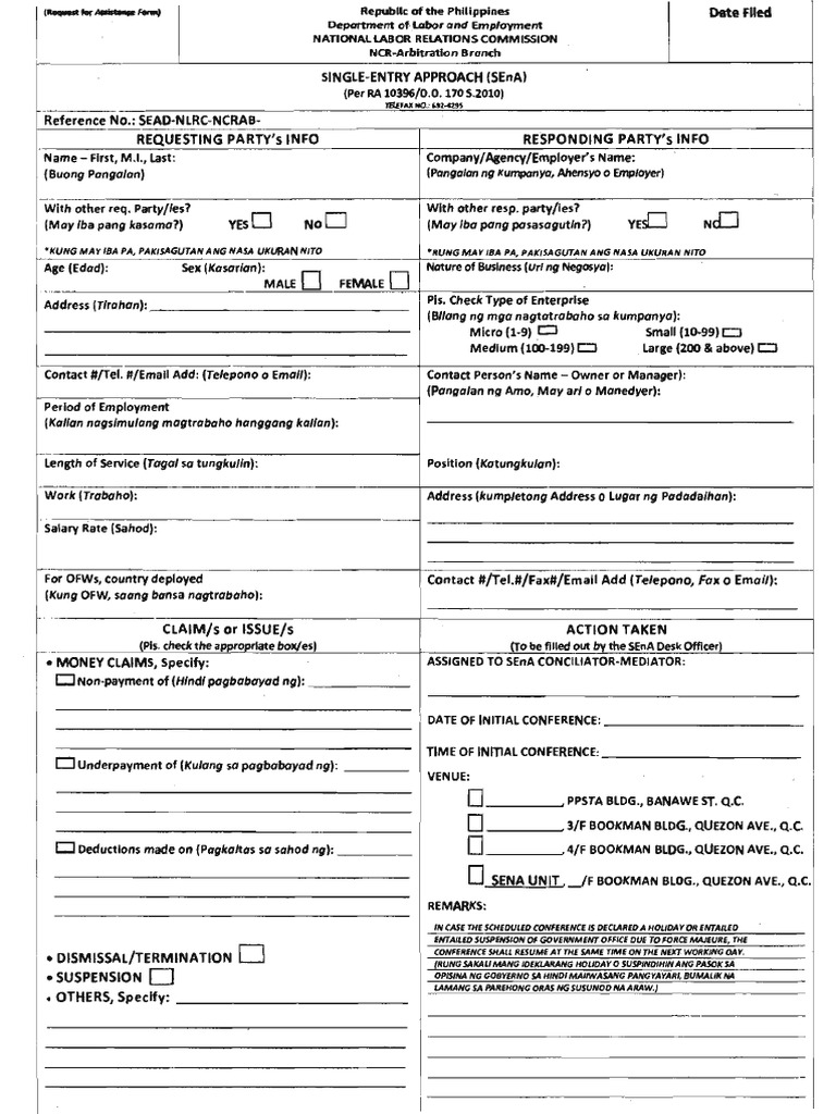 Sena NLRC-NCR3 | PDF