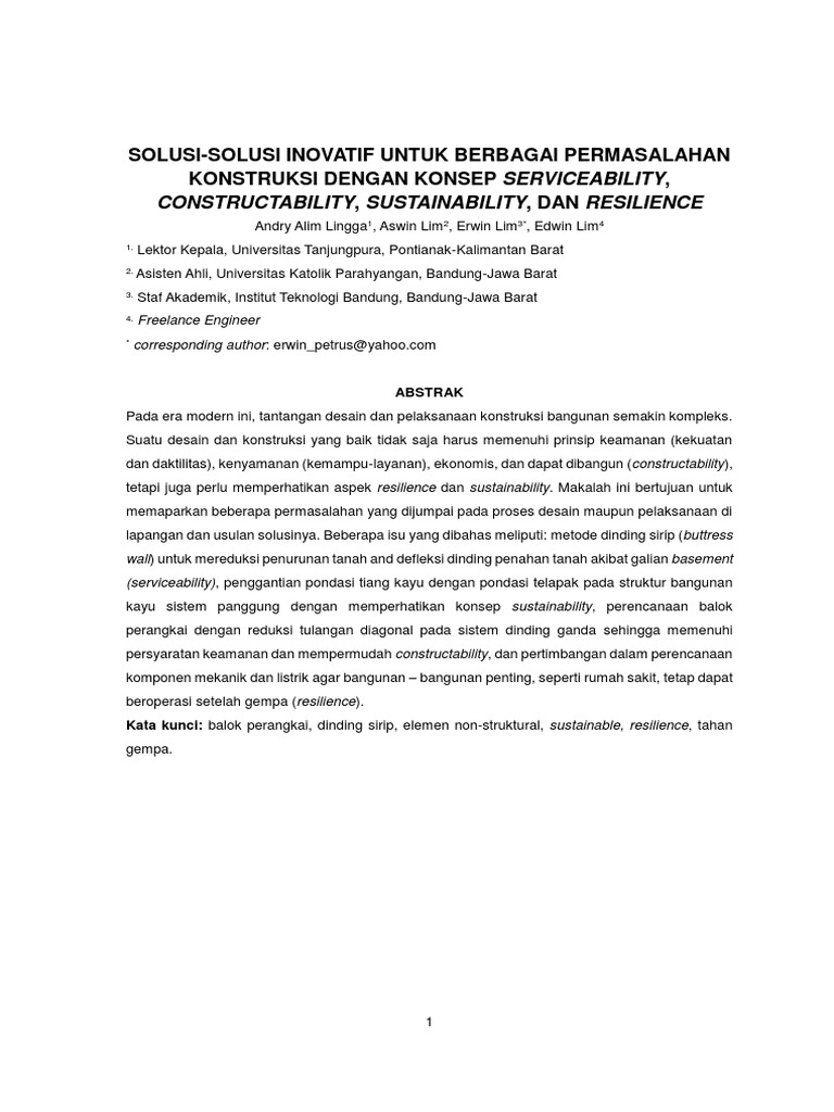 26 - Andry Alim Lingga, Aswin Lim, Erwin Lim, Edwin Lim - Paper For ...