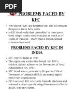 KFC Business Plan | PDF | Retail | Fast Food