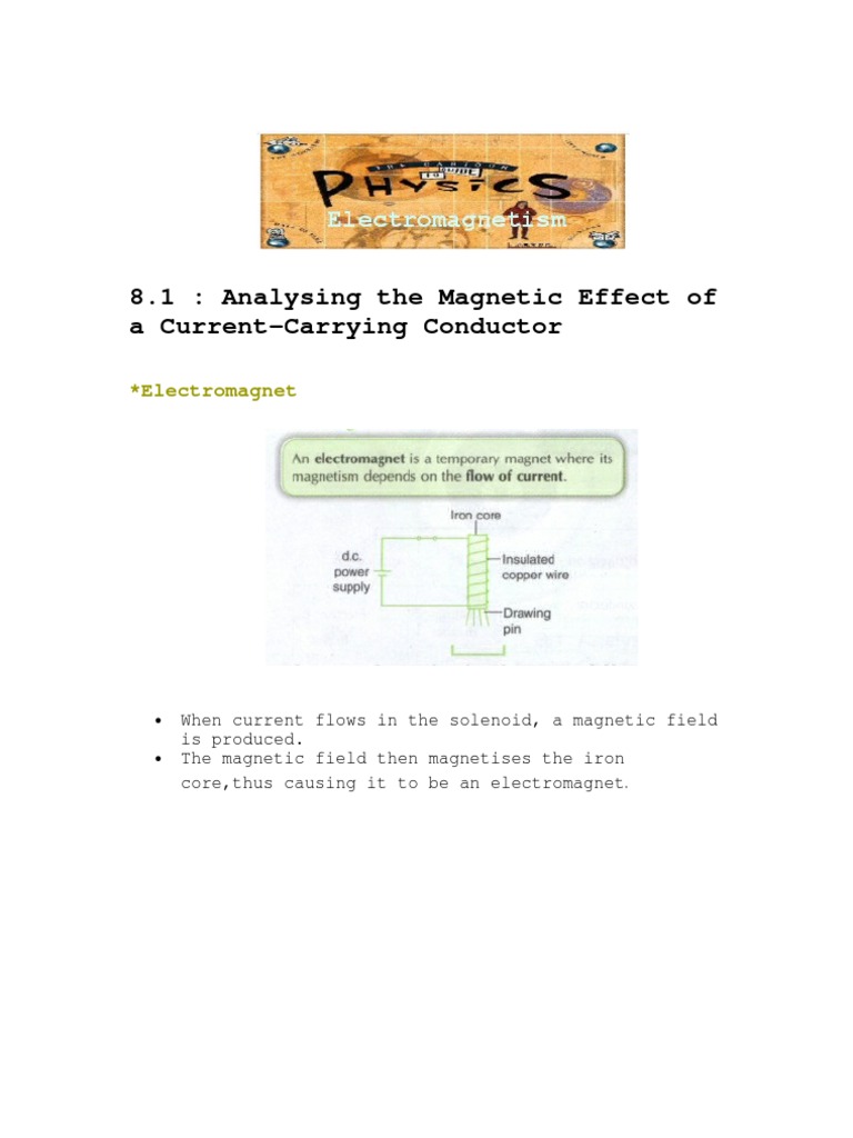 Electromagnetism and Electricity Concepts | PDF | Science & Mathematics ...