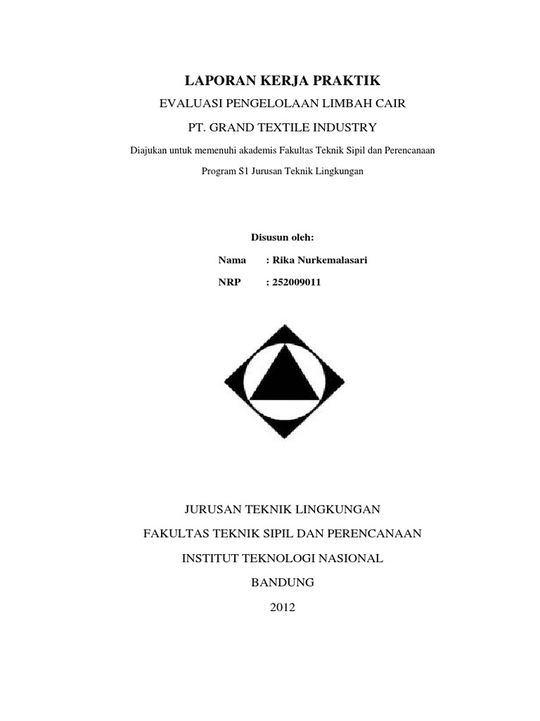 Contoh Laporan Kerja Praktik | PDF