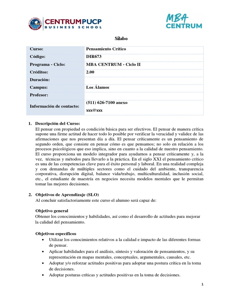 190422-Dir673 - Mbac-Pc | Descargar gratis PDF | Pensamiento crítico ...