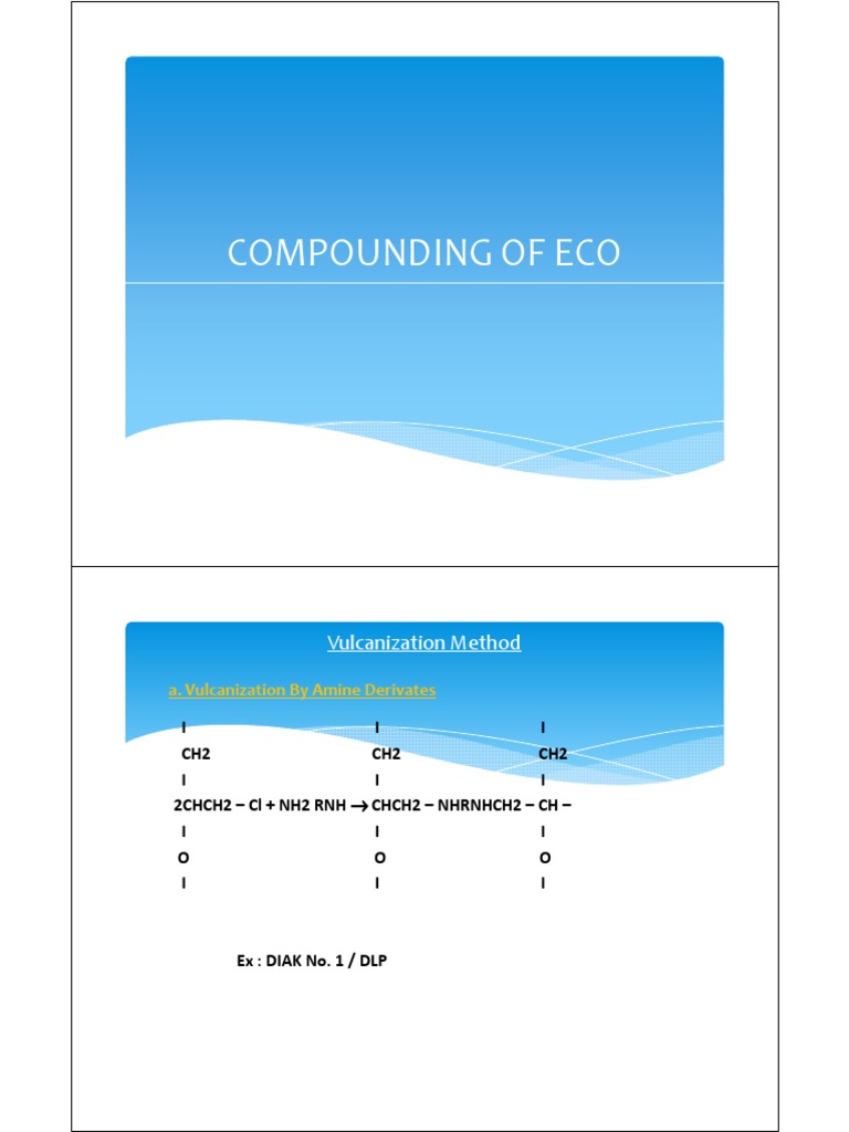 Compounding of Eco | PDF | Chemical Substances | Materials