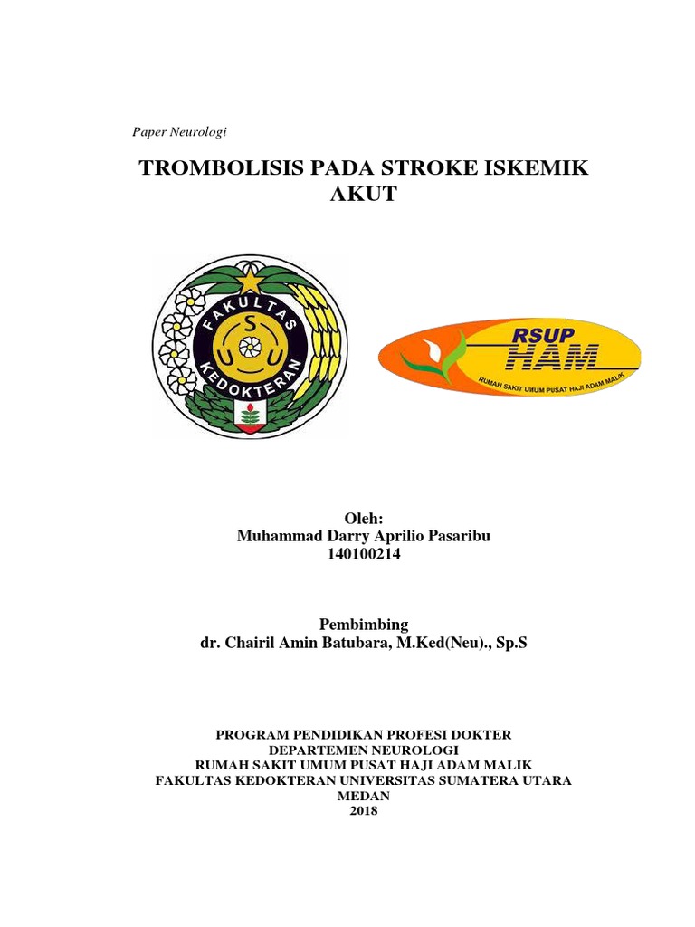 Paper Trombolisis | PDF | Sains & Matematika