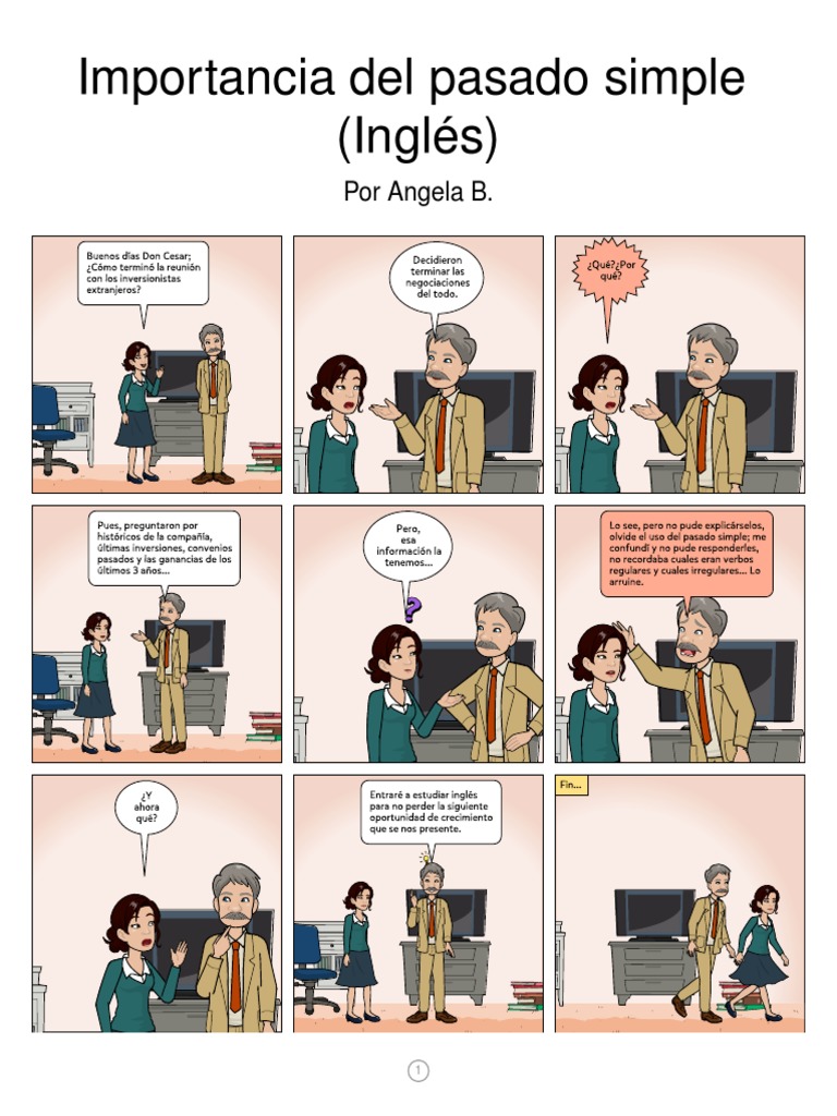 Pasado Simple - Comic | PDF