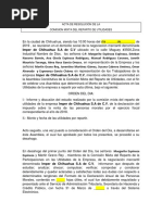 39 - Acta Comision Mixta para Formulacion Rit | PDF