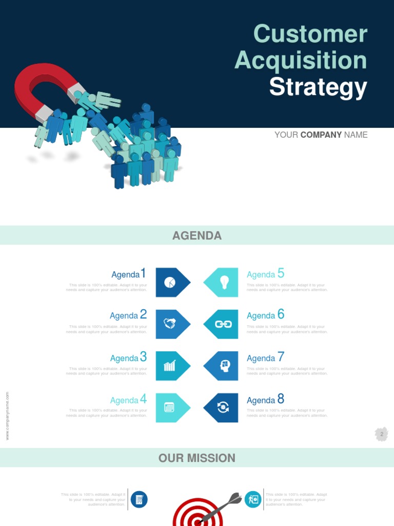 Customer Acquisition Strategy Complete Powerpoint Deck With Slides WD ...