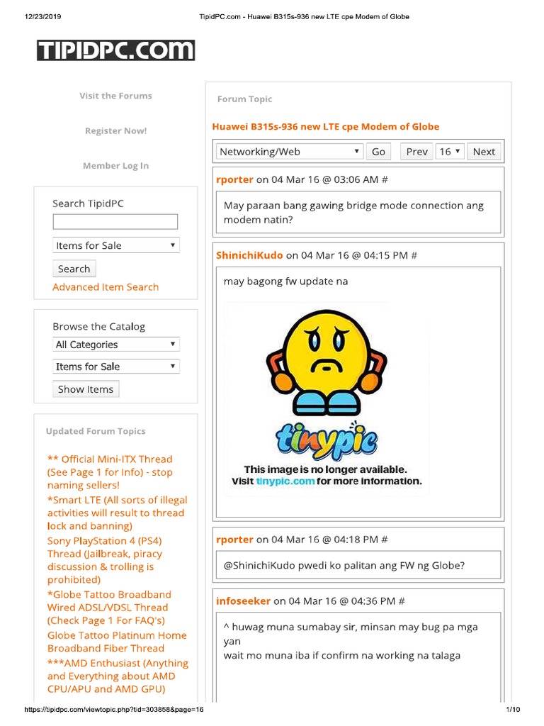 TipidPC Tutorial On How To Unlock Modems Generic | PDF