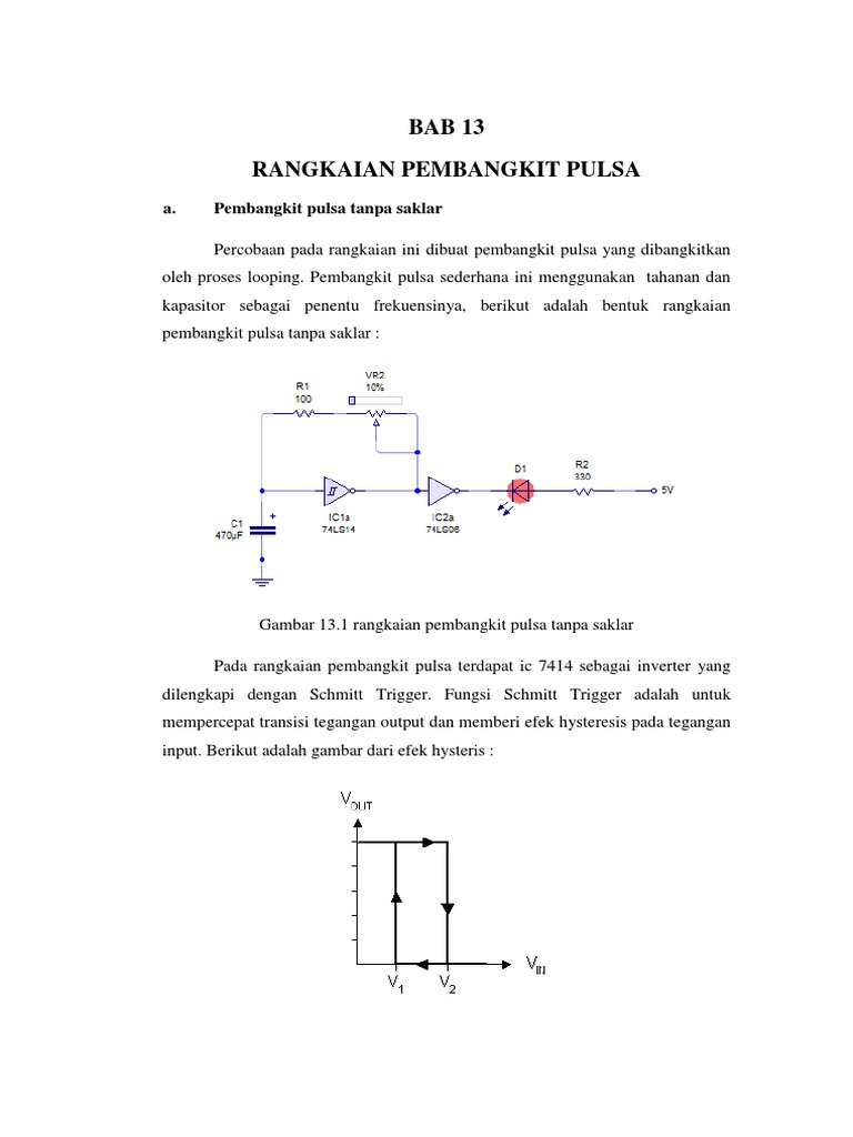 Bab 13 Rangkaian Pulse Generator | PDF