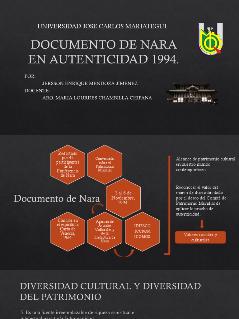 Documento de Nara en Autenticidad 1994 | PDF