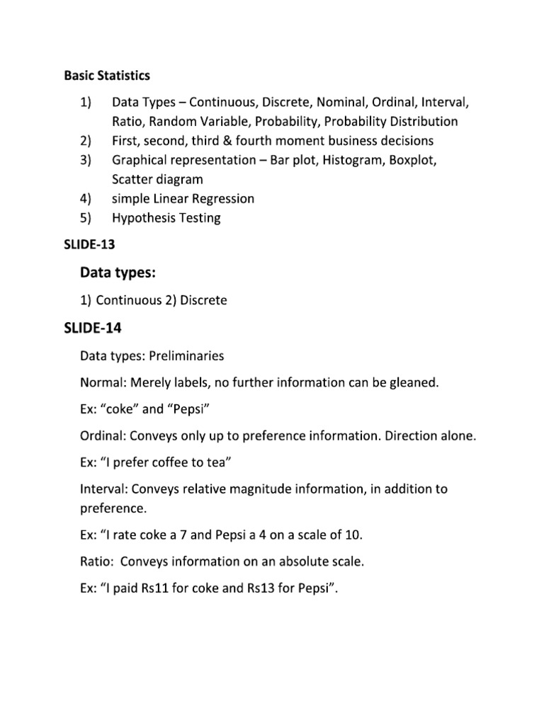 Basic Statistics PDF | PDF | Teaching Methods & Materials