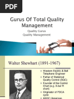 Quality Gurus | PDF | Quality (Business) | Quality Management