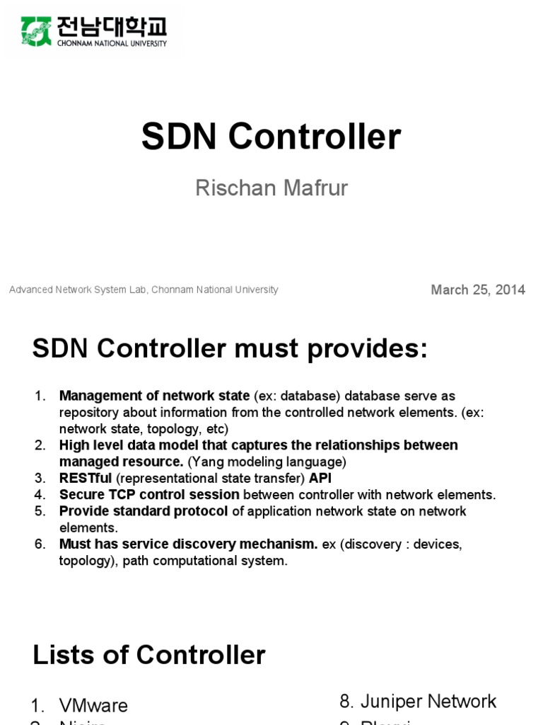 Comprehensive Guide to SDN Controllers | PDF | Open Stack | Virtualization