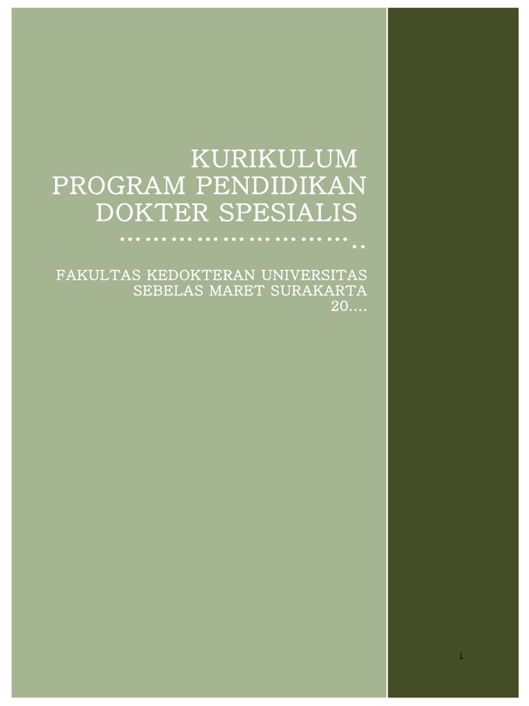 Template Kurikulum KPT | PDF