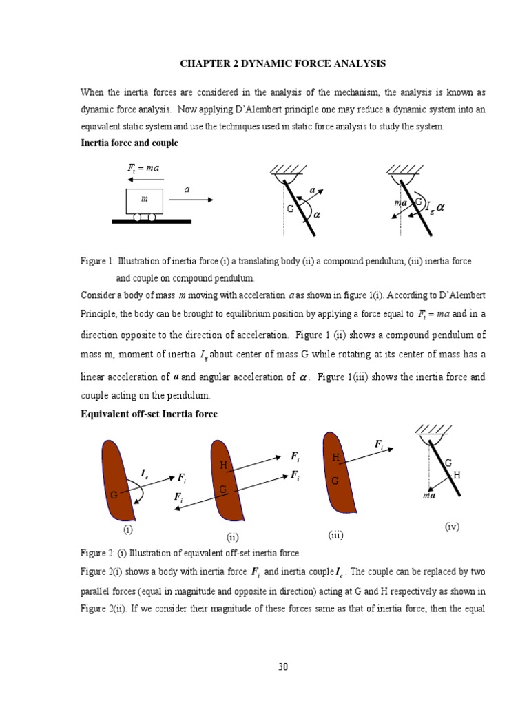 Dynamic Force Analysis | PDF | Torque | Force