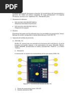Guía Rápida SEL-751A: Menú y Contraseña | PDF | Relé | Contraseña