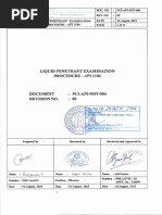 RT Procedure - API 1104 Standard PDF | PDF | Radiography | X Ray