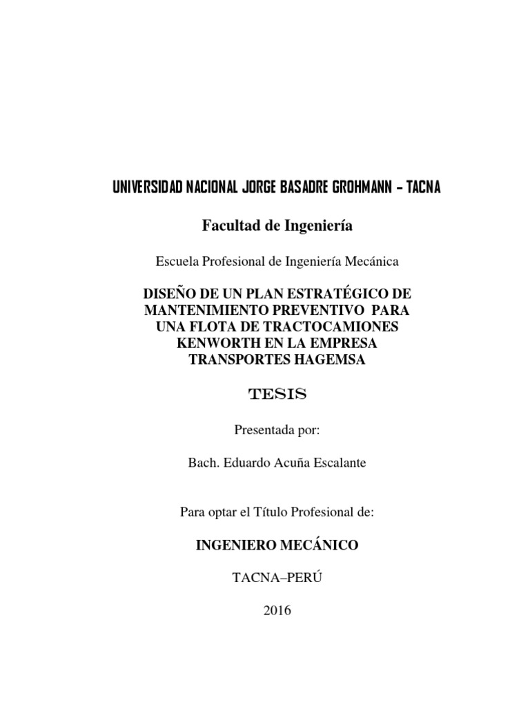 Plan de Mtto PDF | PDF | Ingeniería de confiabilidad | Business