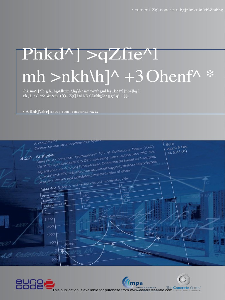 Worked Example To Eurocode 2 Vol 1 | PDF | Concrete | Structural ...