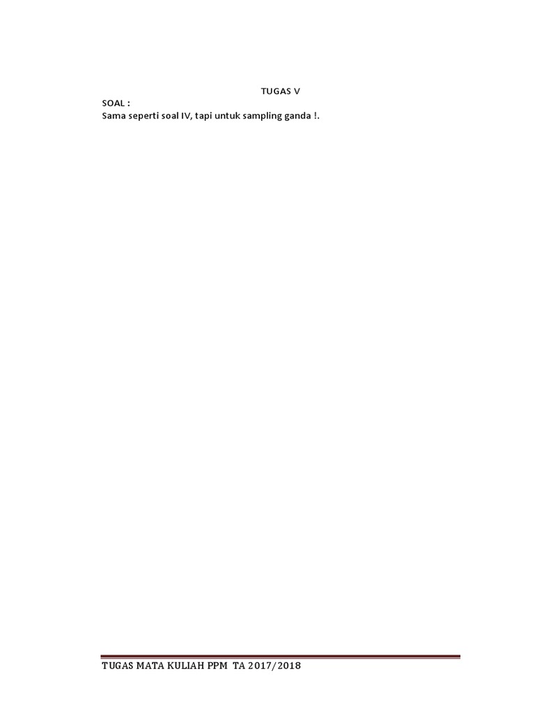 Probabilitas Penerimaan Sampling Ganda | PDF