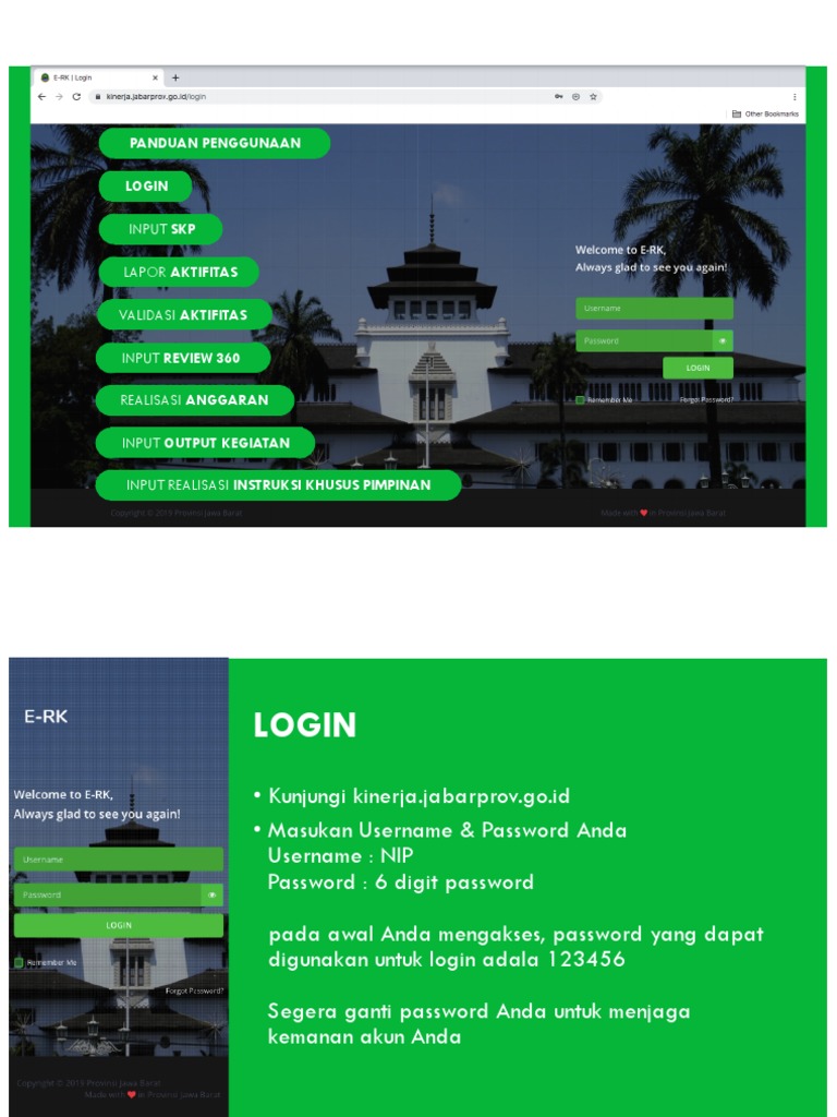 Panduan Penggunaan E-Kinerja BKD Prov Jabar PDF | PDF