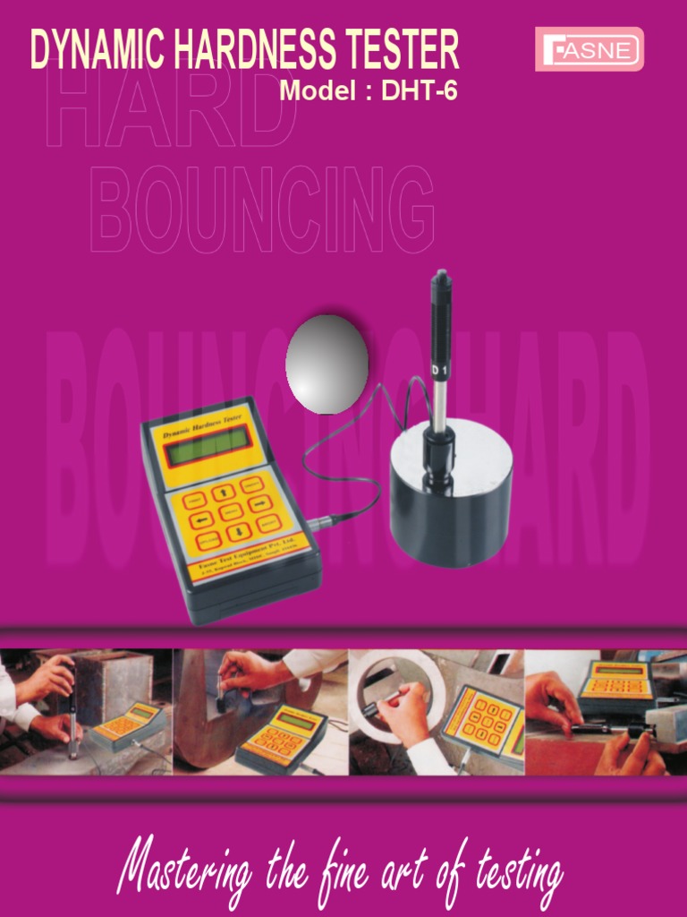Portable Dynamic Hardness Tester | PDF | Hardness | Cast Iron