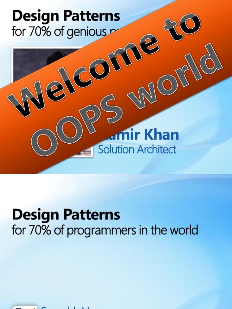 Design Patterns | PDF | Class (Computer Programming) | Software Design Pattern