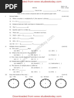 Class 2 Division Worksheet | PDF | Division (Mathematics) | Numbers