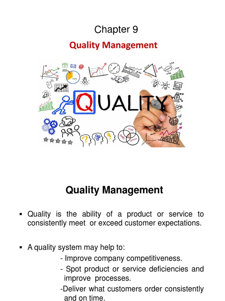 Chapter 9. Quality Management | PDF | Six Sigma | Lean Manufacturing
